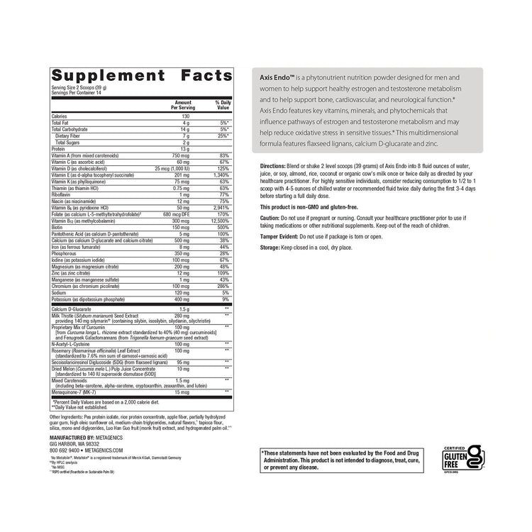 Axis Endo - Vitamins & Supplements – BioLounge